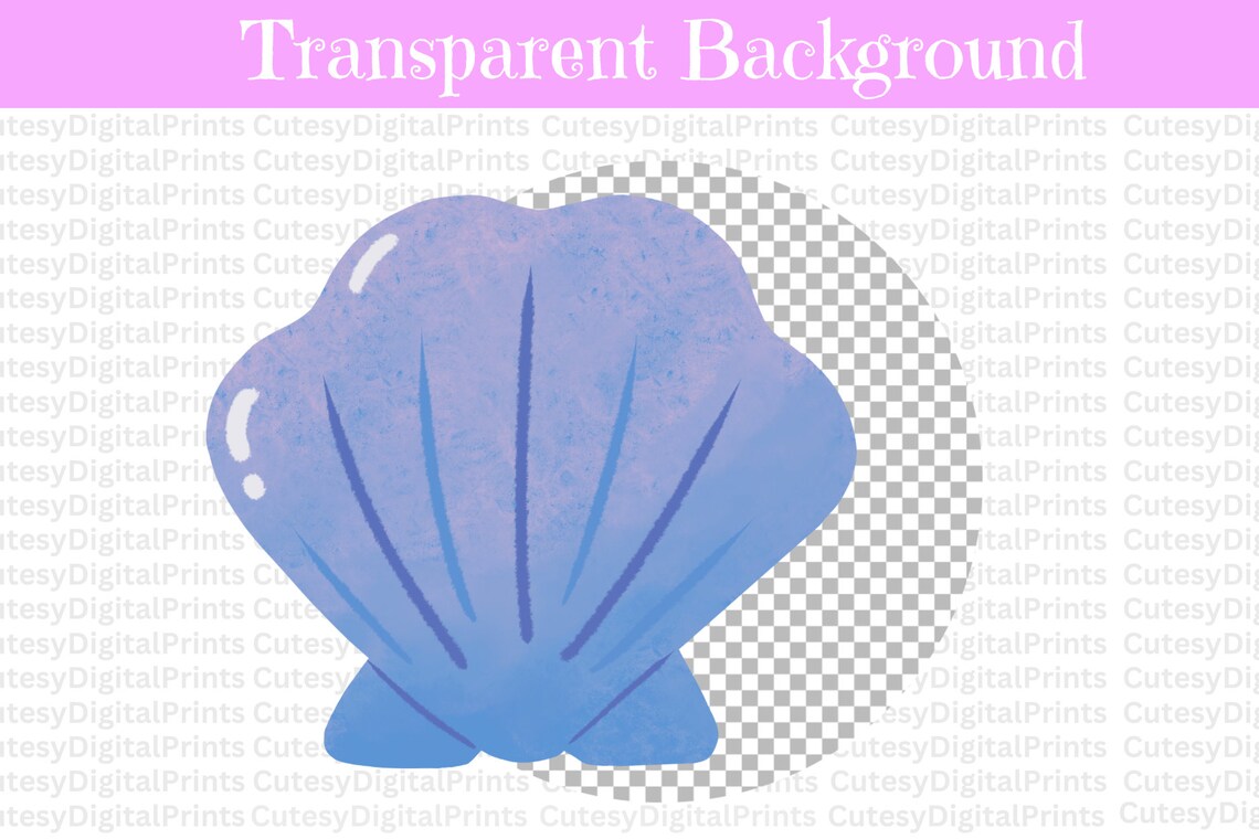 Sea Shell SVG Beach Svg Watercolor Seashell Svg Mermaid - Etsy