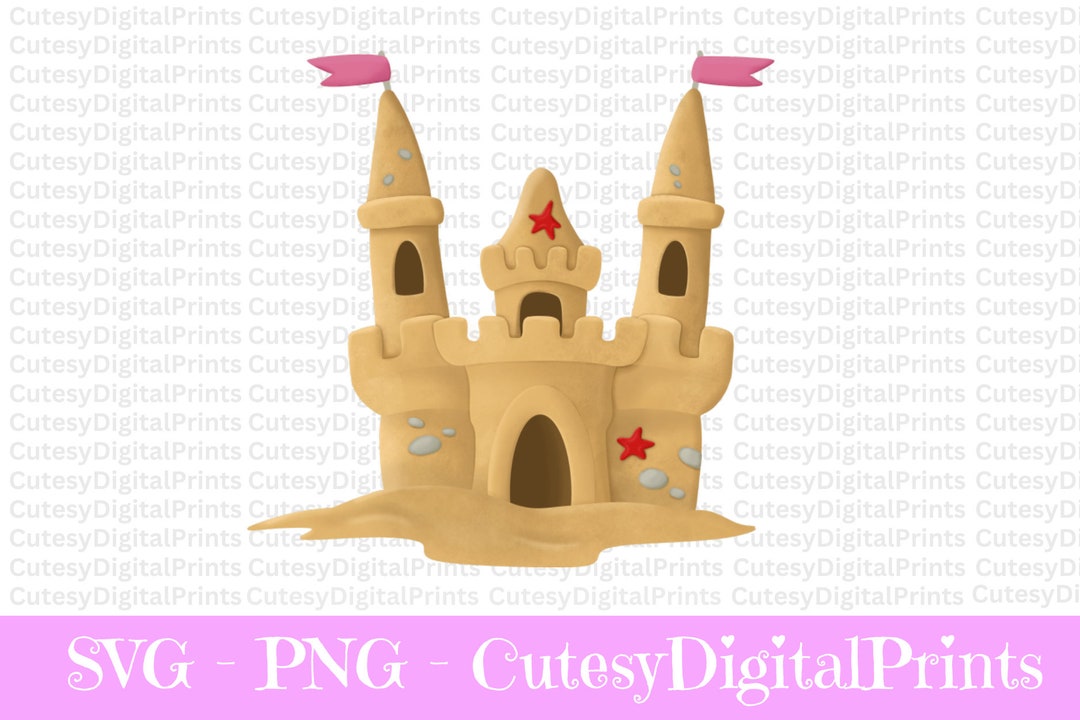 Sandcastle Svg, Sandcastle Clipart, Summer Svg, Beach Svg, Sand Svg ...