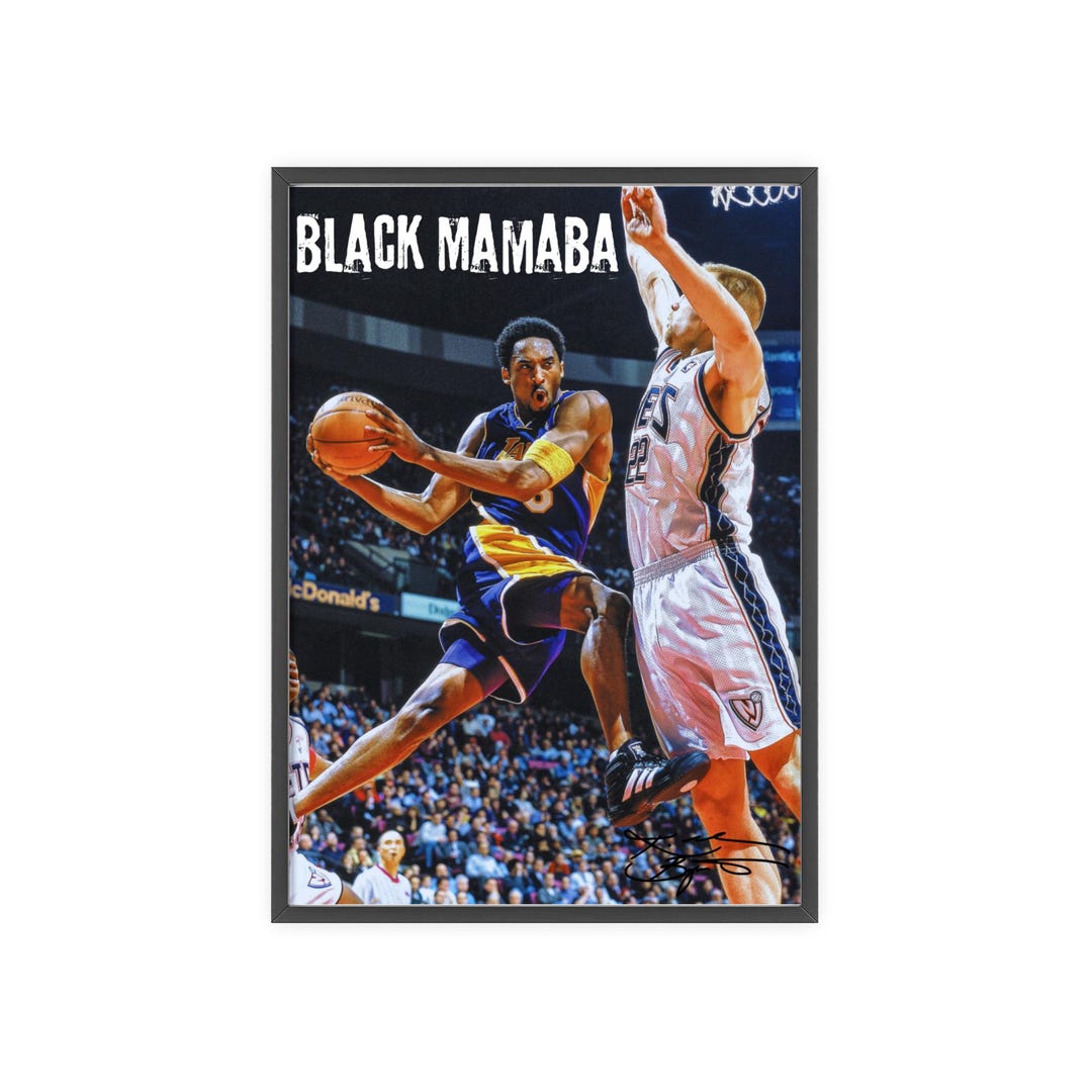 Kobe Bryant Poster, Kobe Bryant Print, Basketball Poster, Basketball ...