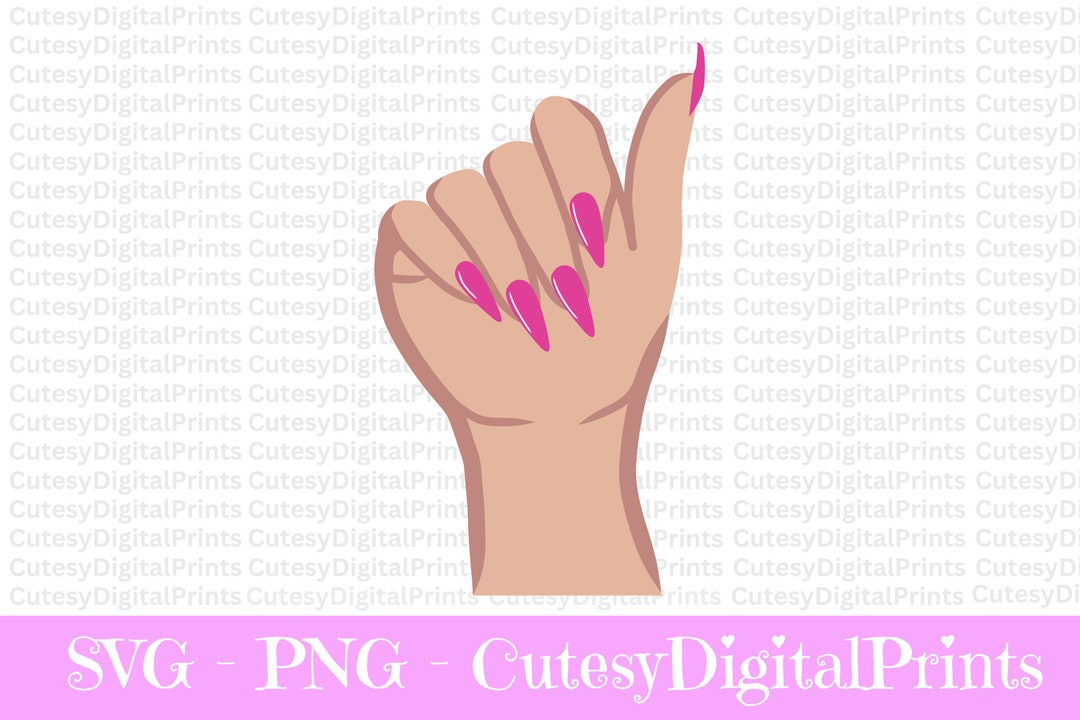 Nail Art SVG File, Classic Manicure Guides, Nail Stencils Svg, Nail Art ...