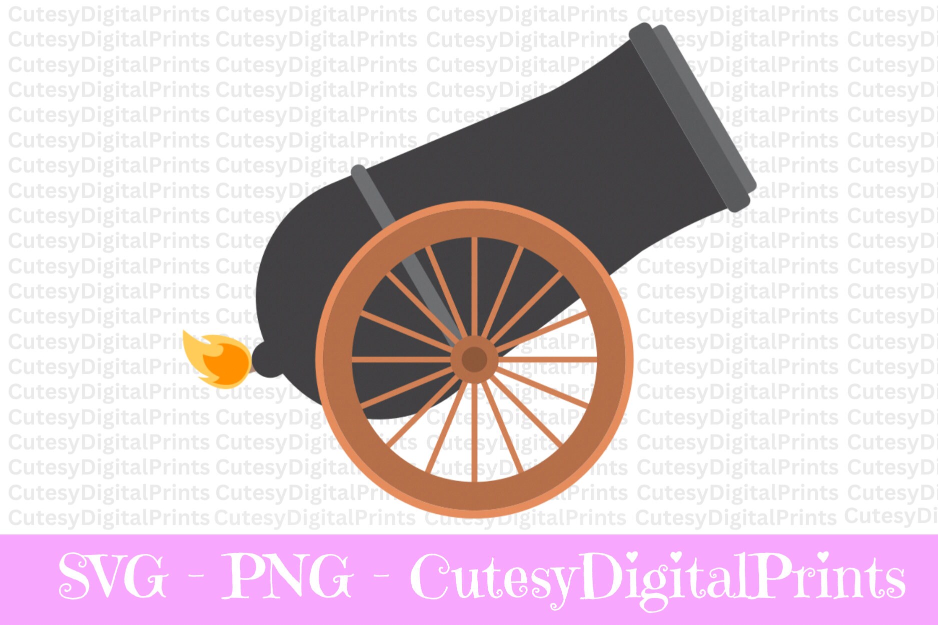 Cannon SVG, Cannon Clipart, Vector Cannon, Cut File, Cannon, Clipart ...