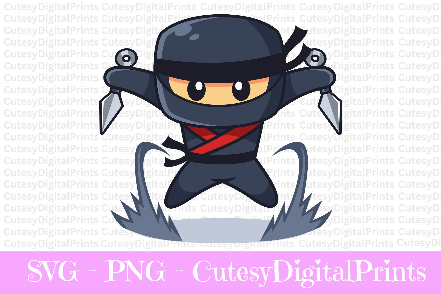 Cute Ninja Clipart, Ninja Svg, Warrior Svg, Tae Kwon Do Svg, Karate ...