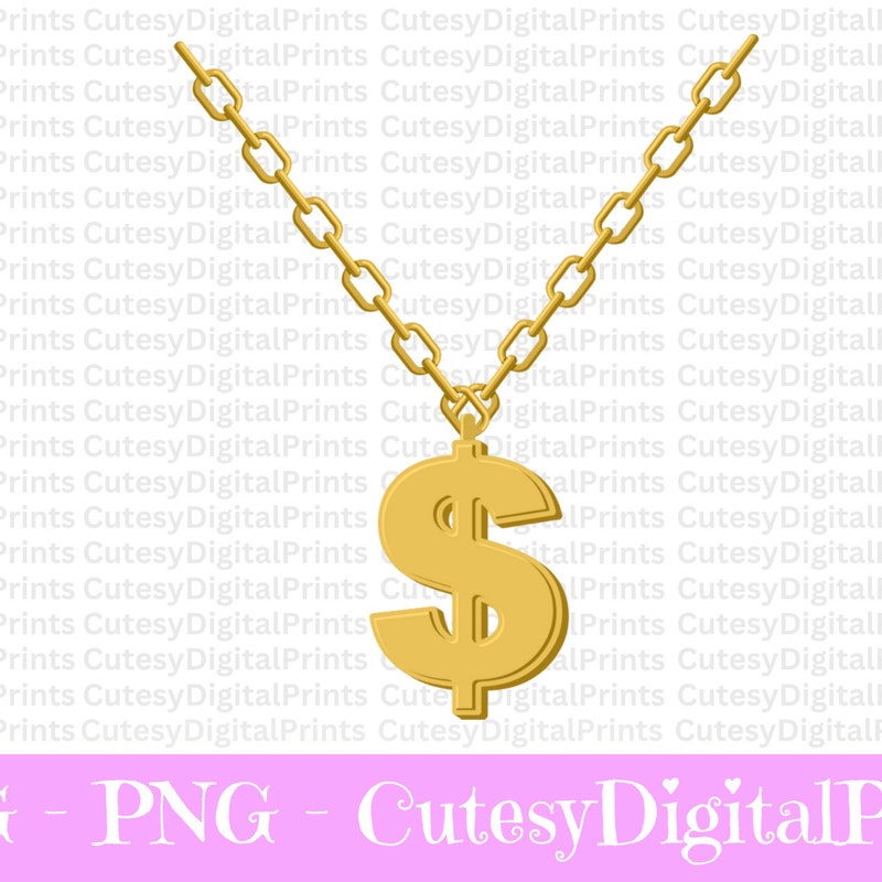 Gold Chain Svg - Etsy
