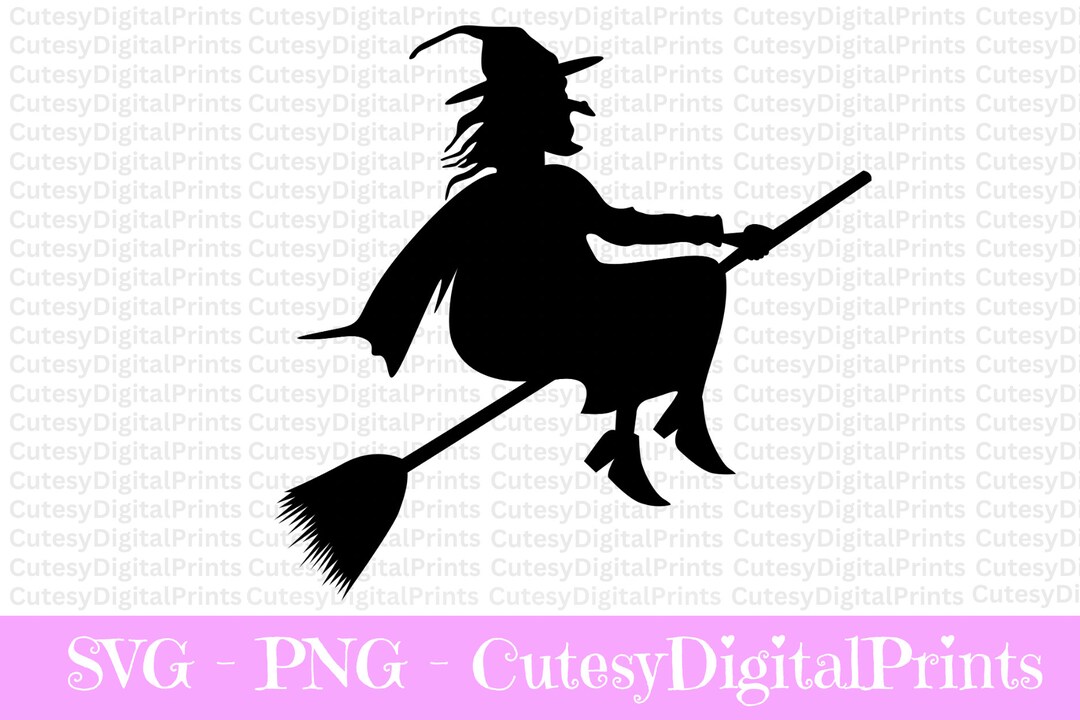 Witch Svg, Instant Download Witch File, Halloween Witch Svg, Witch ...