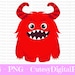 Cute Monster Svg, Baby Monster Svg, Monster Svg, Cute Monster Files for ...