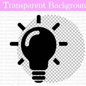 Lightbulb SVG, Lightbulb Vector, Bright Idea Svg, Bulb Clipart ...