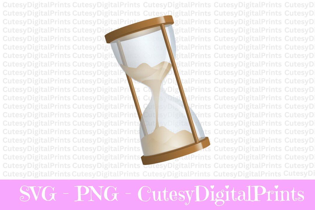 Hour Glass SVG, Sand Time Svg, Clipart, Time Counter Svg, Sand Clock ...
