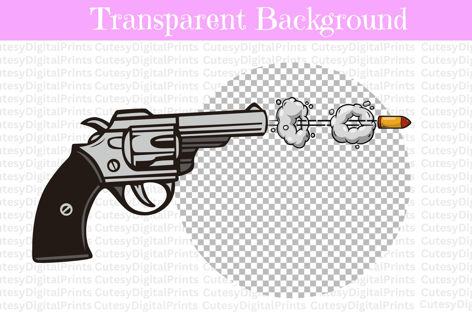 Revolver Gun Svg, Pistol Svg, Handgun Vector Files, Pistol Gun Vector ...