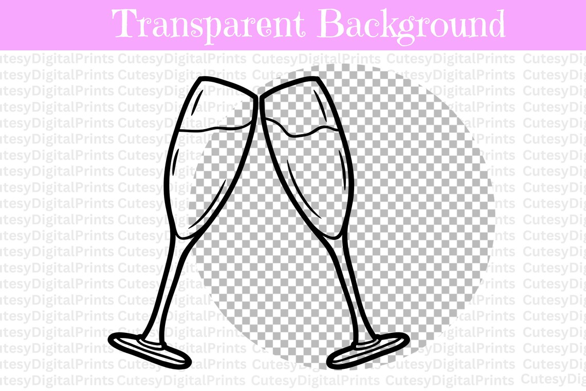 Toast Glass Svg Wine Glass Svg Champagne Glass Celebration Party Clipart Files For Cricut