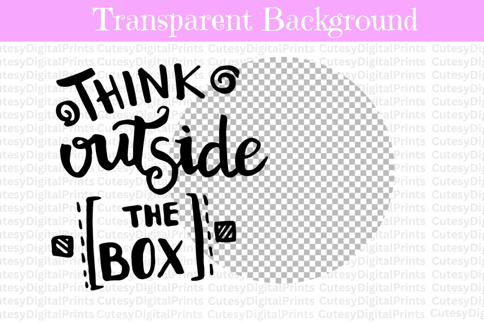Think Outside the Box SVG, Inspirational Quote (digital Download) - Etsy