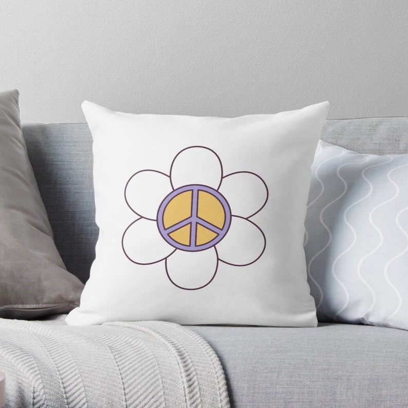 Flower Peace Sign Svg, Peace Svg, Sunflower Svg, Flower Peace Sign ...