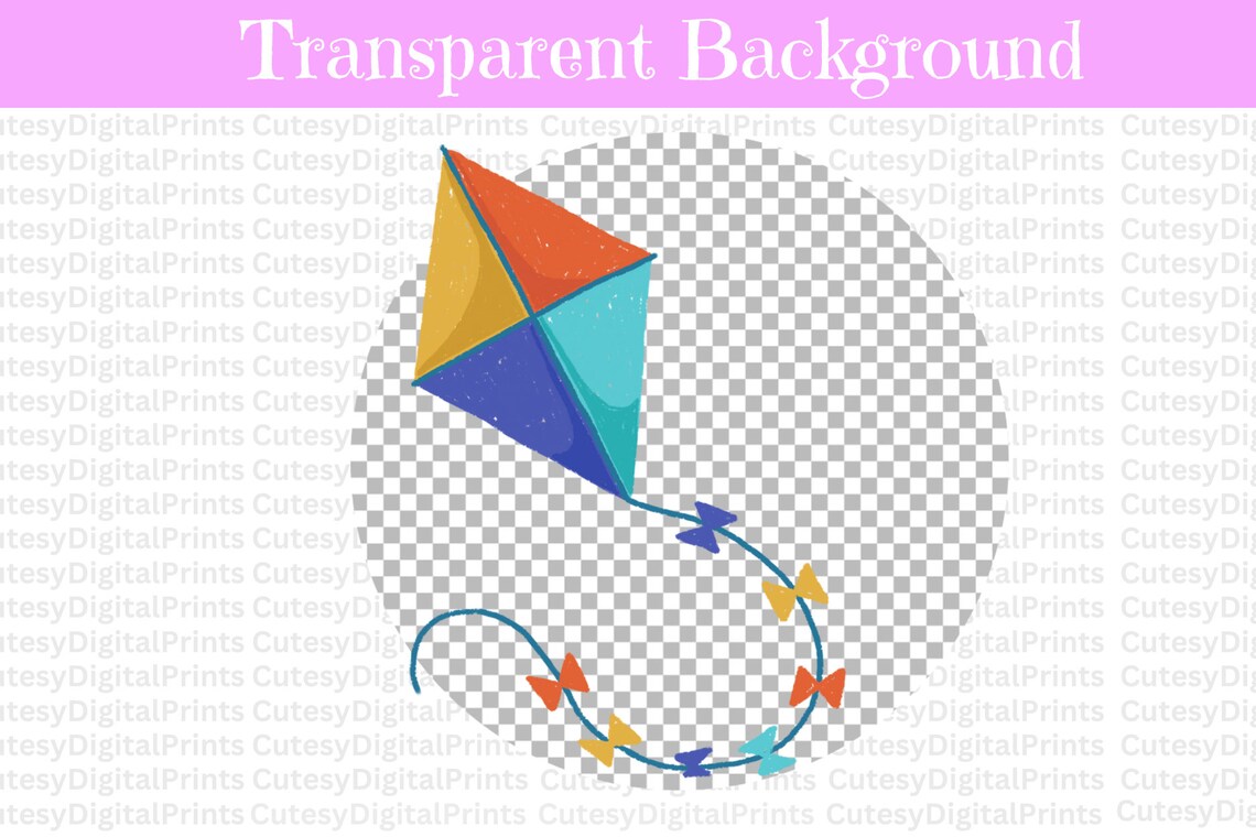 Colorful Kite SVG, PNG Clipart Graphics (digital Download) - Etsy
