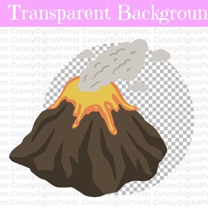 Volcano Svg, Volcano Clipart, Lava Svg Files for Cricut, Volcano ...