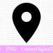 Location Pin SVG Files, Pin SVG Cut Files, Map Point Marker Vector ...