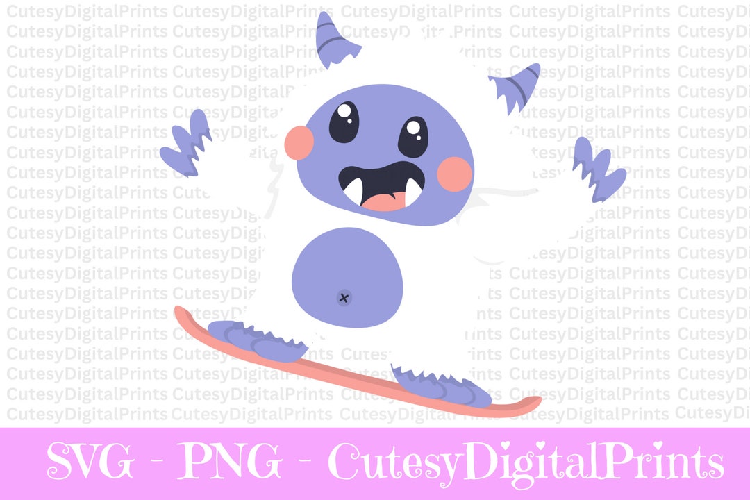 Cute Yeti SVG, Yeti SVG, Baby Yeti SVG, Snow Svg, Winter Svg, Cute Yeti ...