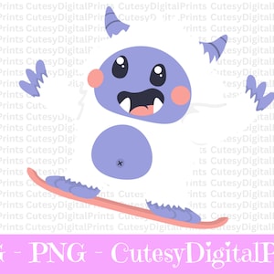 Cute Yeti SVG, Yeti SVG, Baby Yeti SVG, Snow Svg, Winter Svg, Cute Yeti ...