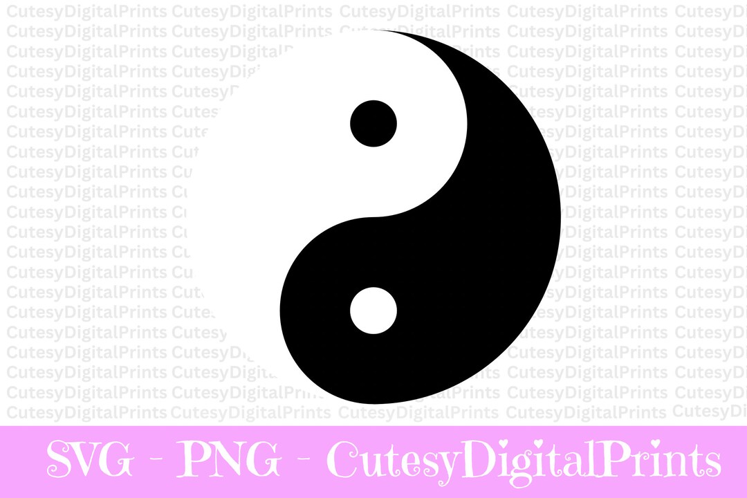 Yin and Yang SVG Files, Yin-yang Cut Files, Yin and Yang Vector Files ...