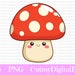 Cute Mushroom Svg Red Mushroom SVG Kawaii Mushroom Svg Fall - Etsy
