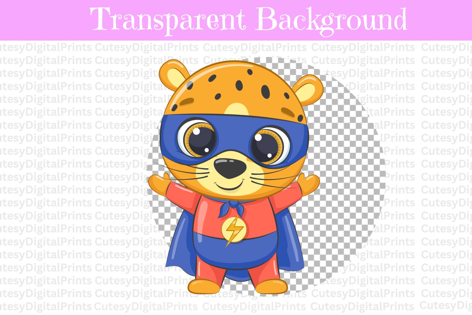 Leopard Superhero Svg, Animal Superhero Clipart, Superhero Cat Svg ...