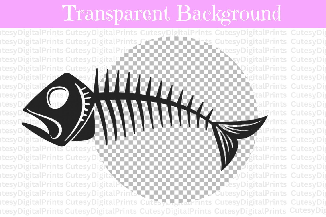 Skeleton Fish Svg, Dead Fish Svg, Fish Svg, Skeleton Svg, Skeleton Fish ...