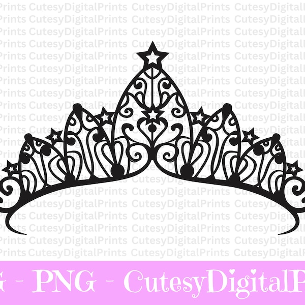 Tiara Clip Art - Etsy