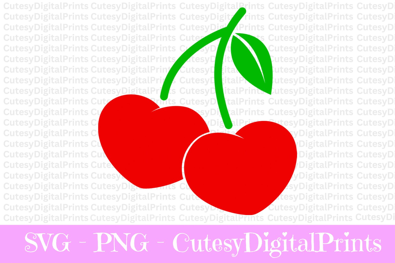 Cherry Heart Svg, Heart Cherry Svg, Charry Svg, Heart Svg, Cherry Heart ...