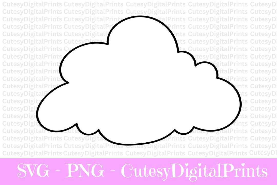 Clouds SVG, Clouds Cut Files, Cloud Silhouette, Cloud Cricut, Weather ...