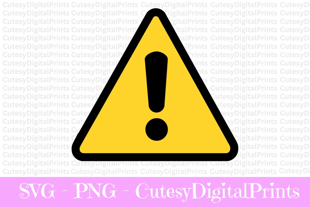 Warning Sign Svg, Danger Sign Svg, Yellow Warning Sign Svg, Exclamation ...