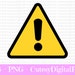 Warning Sign Svg, Danger Sign Svg, Yellow Warning Sign Svg, Exclamation ...