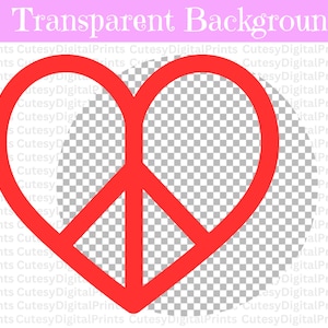 Heart Peace Sign SVG, Peace Sign SVG, Peace SVG, Heart Svg, Valentine ...
