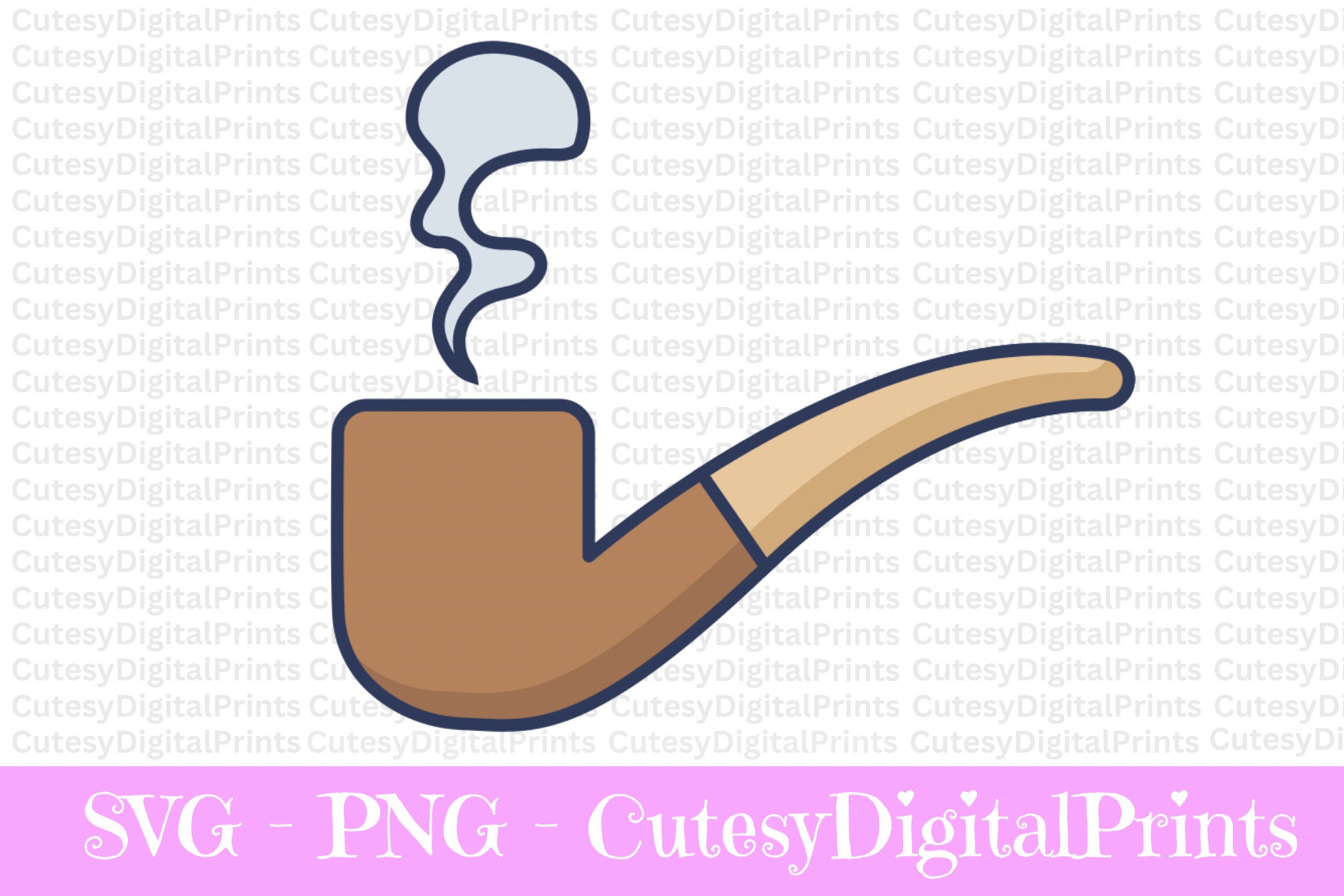 Pipe Svg, Smoking Svg, Smoke Svg, Vector Cut File for Cricut ...