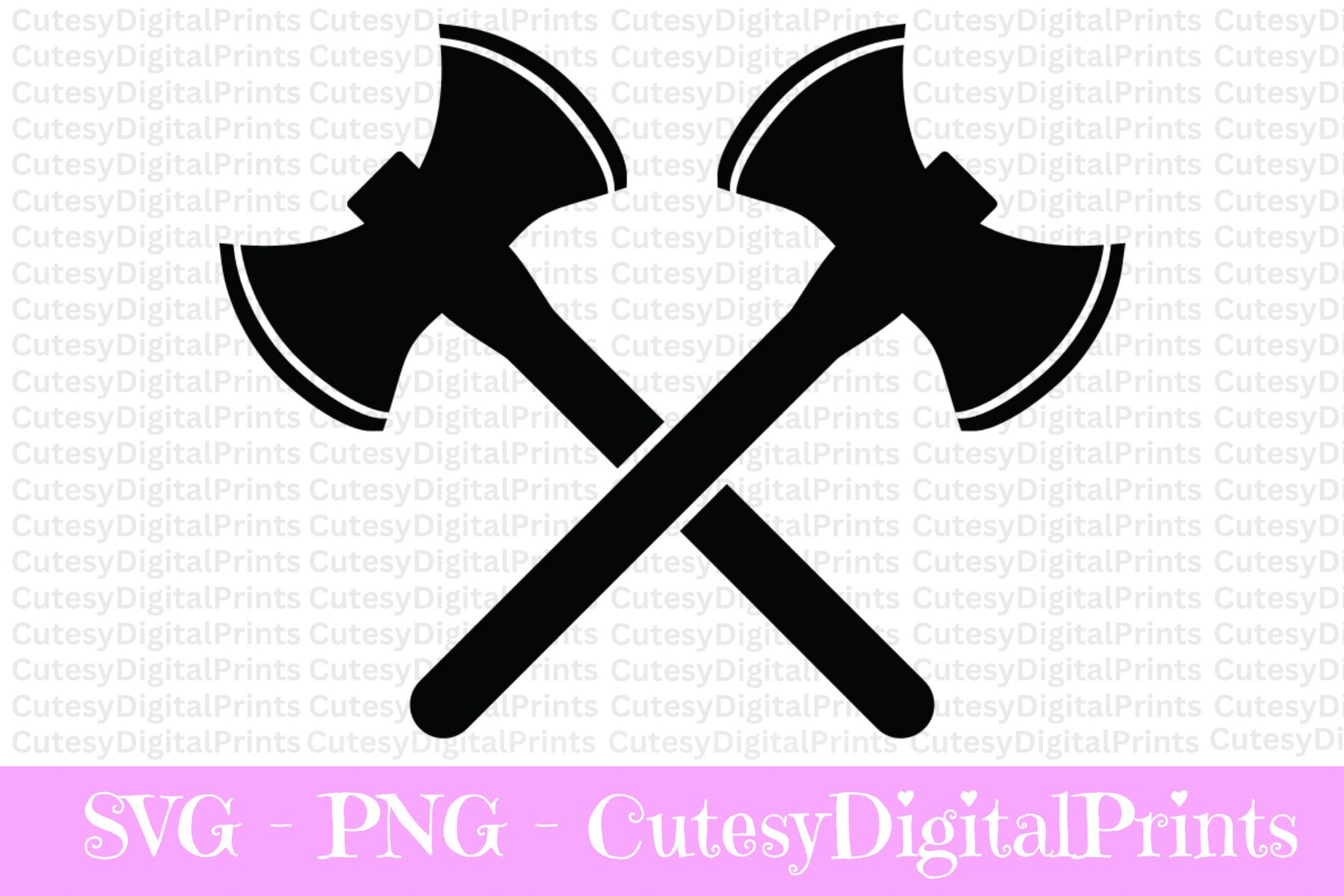 Cross Axe SVG, Axe Clipart, Lumberjack Svg, Woodcutter Svg, Clipart ...