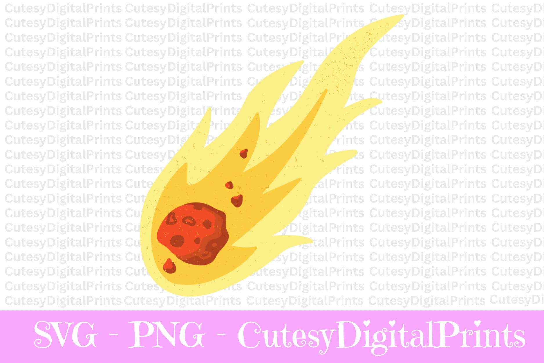 Meteor SVG, Comet SVG, Meteorite SVG, Meteor Clipart, Meteor Files for ...