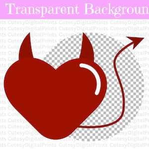 Devil Heart Svg, Devil Svg, Heart Svg, Love Svg, Files for Cricuit ...