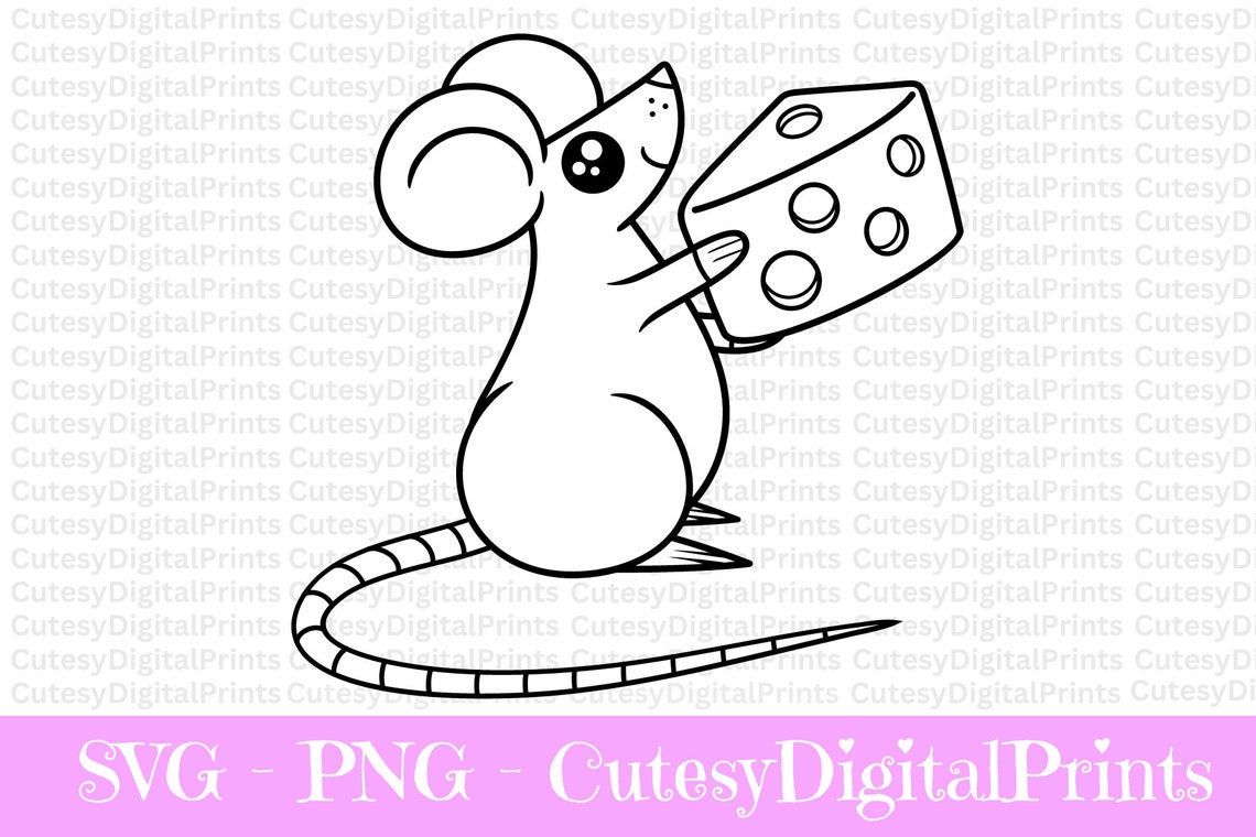 Mouse Svg, Mouse Clipart, Cute Mouse Svg, Animal Svg, Cute Mouse Png ...