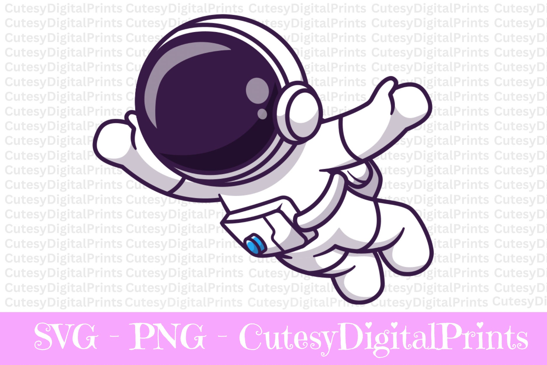 Astronaut Svg, Cute Astronaut Svg, Space Svg, Astronaut Png, Cute ...