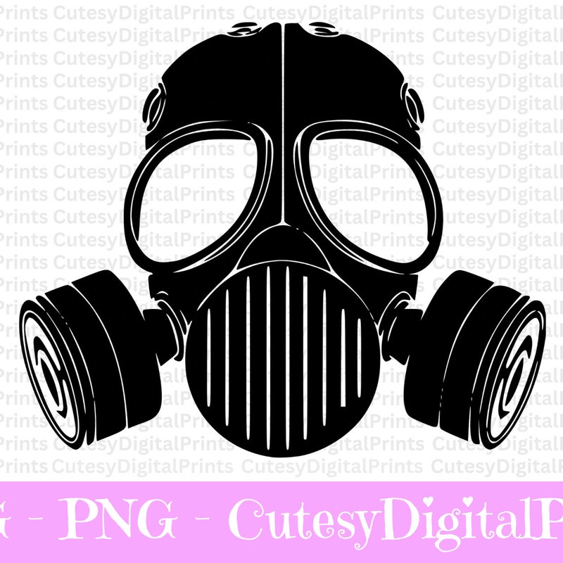 Gas Mask Svg - Etsy