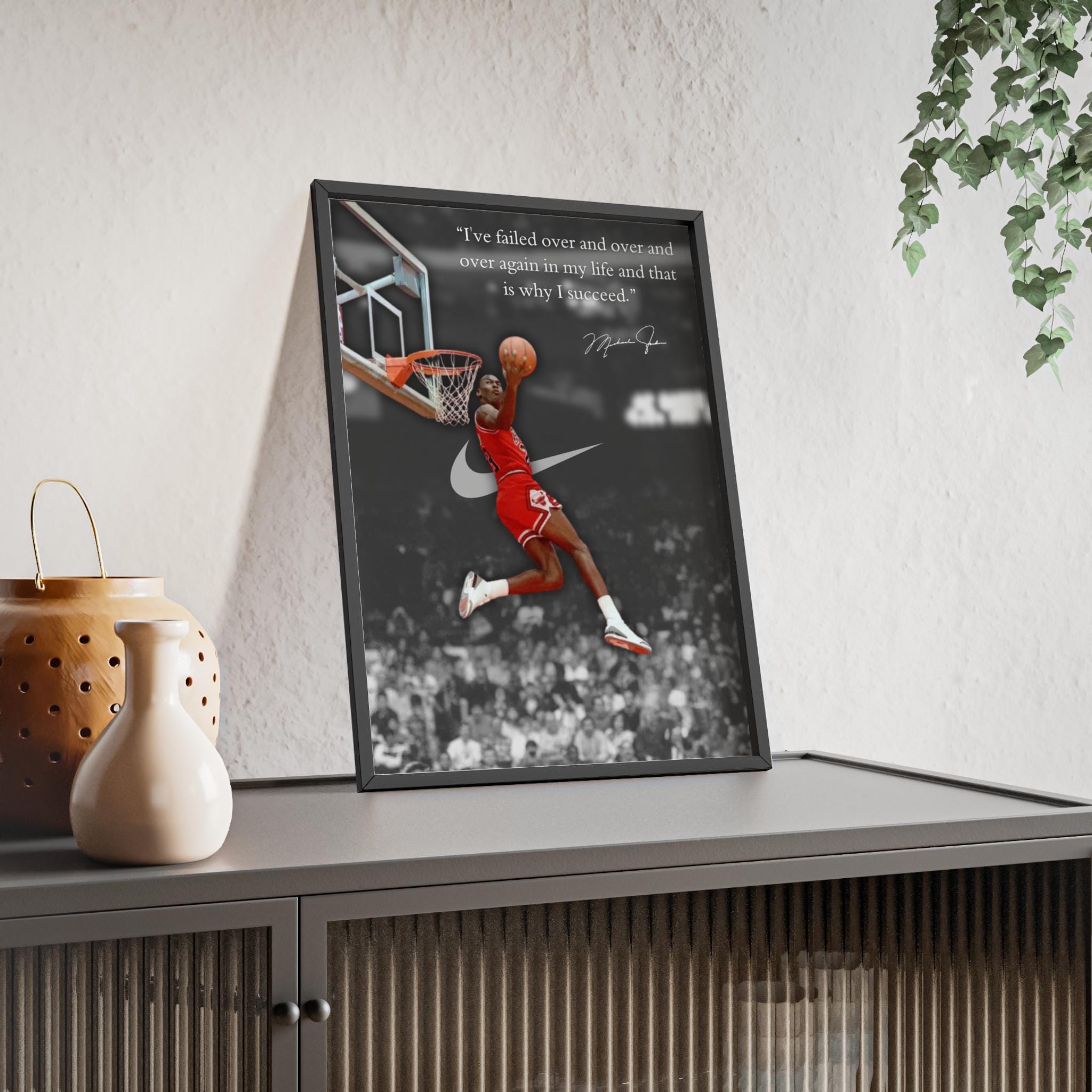 Michael Jordan Poster, Jordan Print, Basketball Poster, Basketball Wall ...