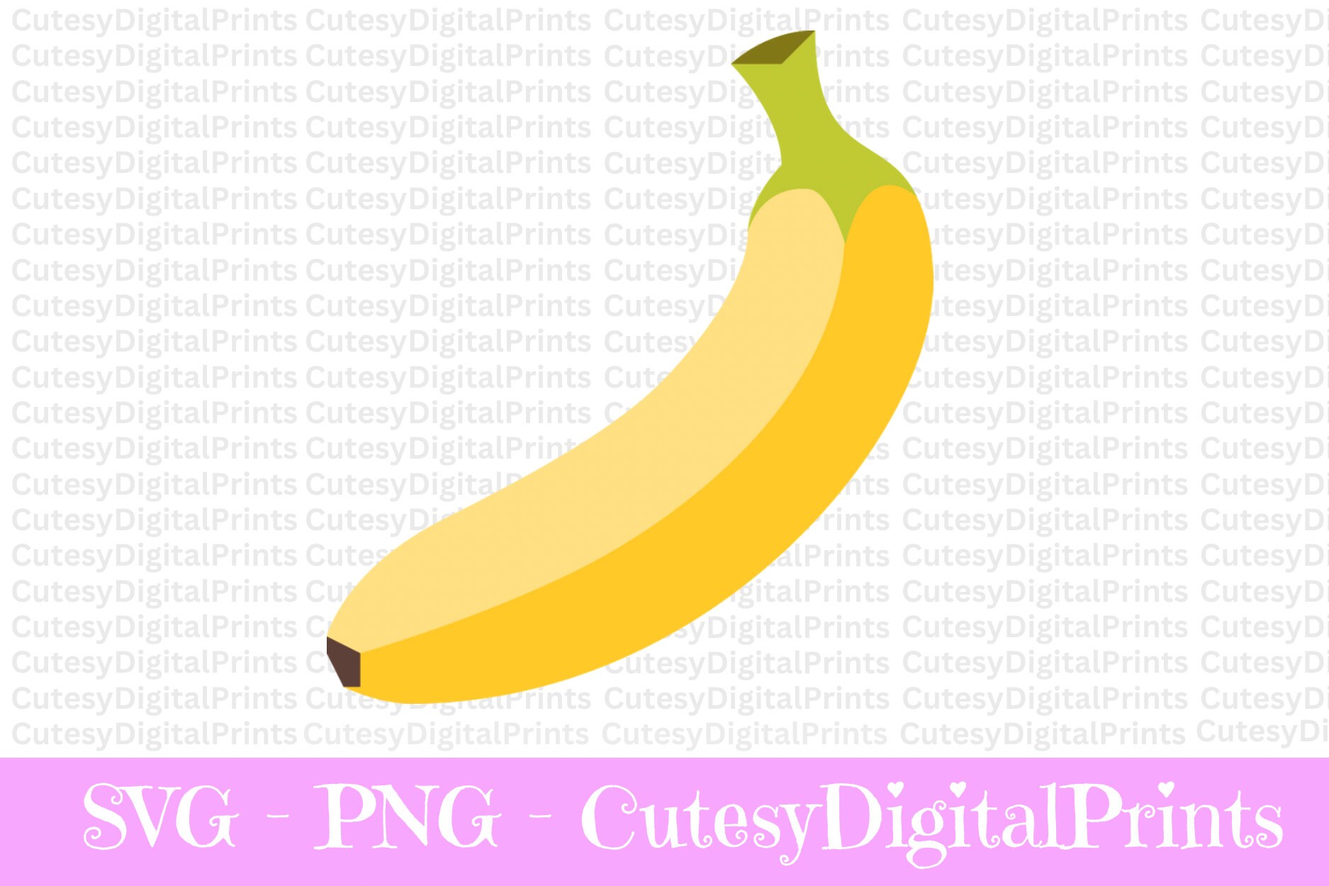 Banana Svg Banana Clipart Fruit Svg Fruit Clipart Yellow - Etsy