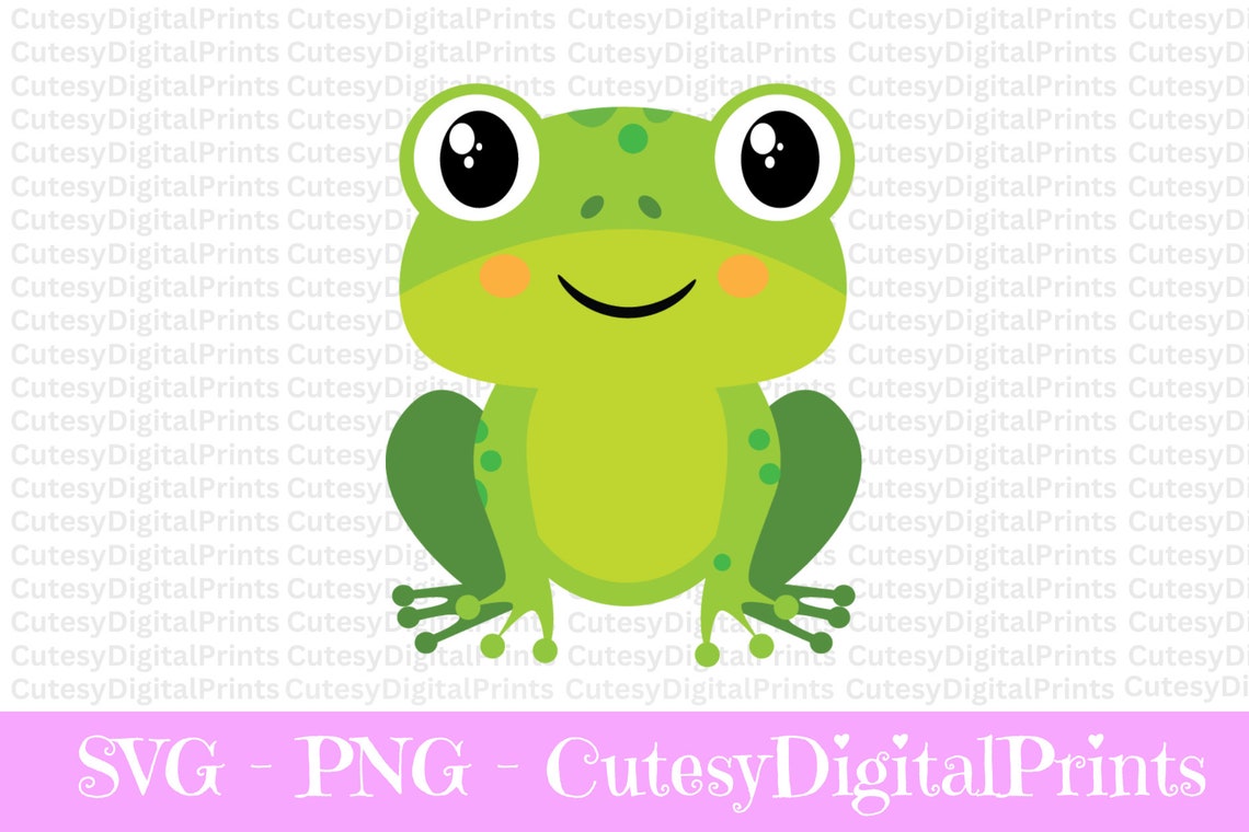 Cute Frog Svg, Frog Clipart, Lilypad Svg, Green Frog Svg, Baby Frog ...