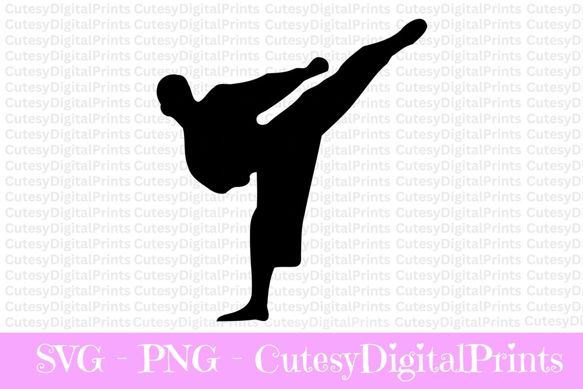 Taekwondo Svg, Karate Svg, Karate Png, Karate Clipart, Kung Fu Svg ...