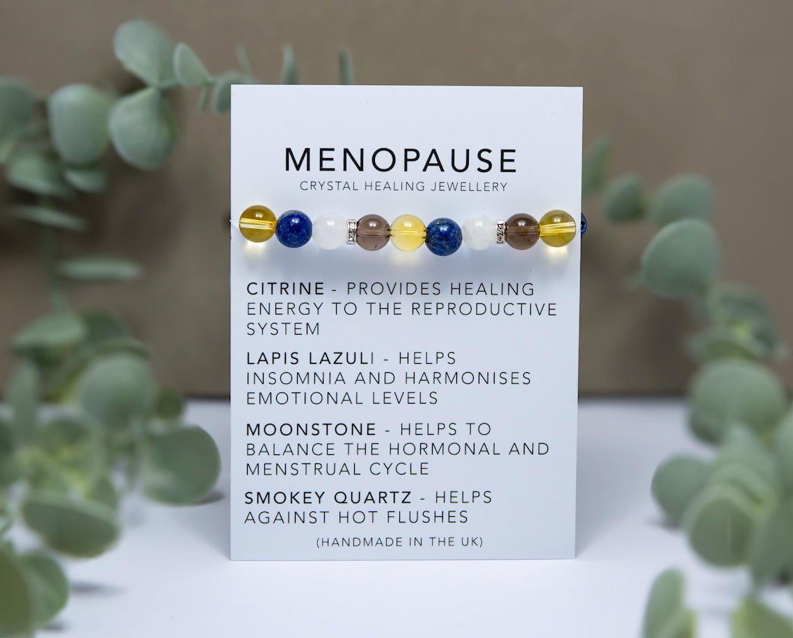 Menopause Crystal Healing Bracelet - Help With Menopause - Menopause ...