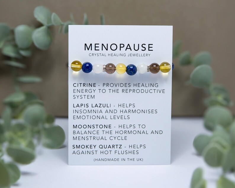 Menopause Crystal Healing Bracelet - Help With Menopause - Menopause ...
