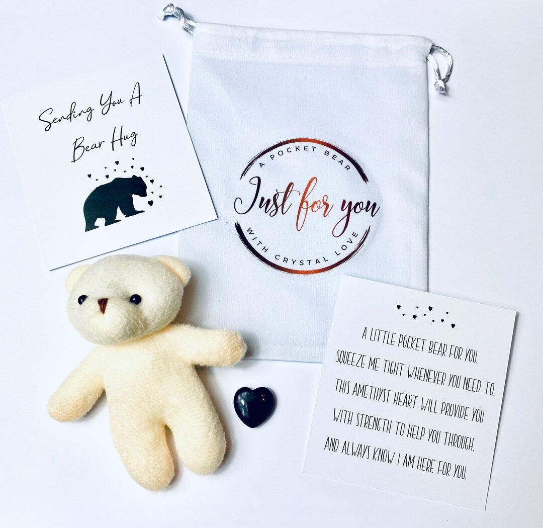 Send a Hug - Pocket Bear Hug - Post a Hug - Thinking of You Gift ...