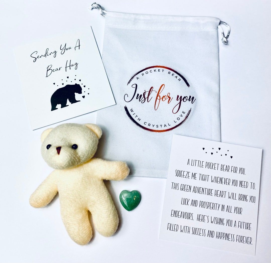 Sending Luck - Pocket Bear Hug - Post a Hug With Luck - Thinking of You ...