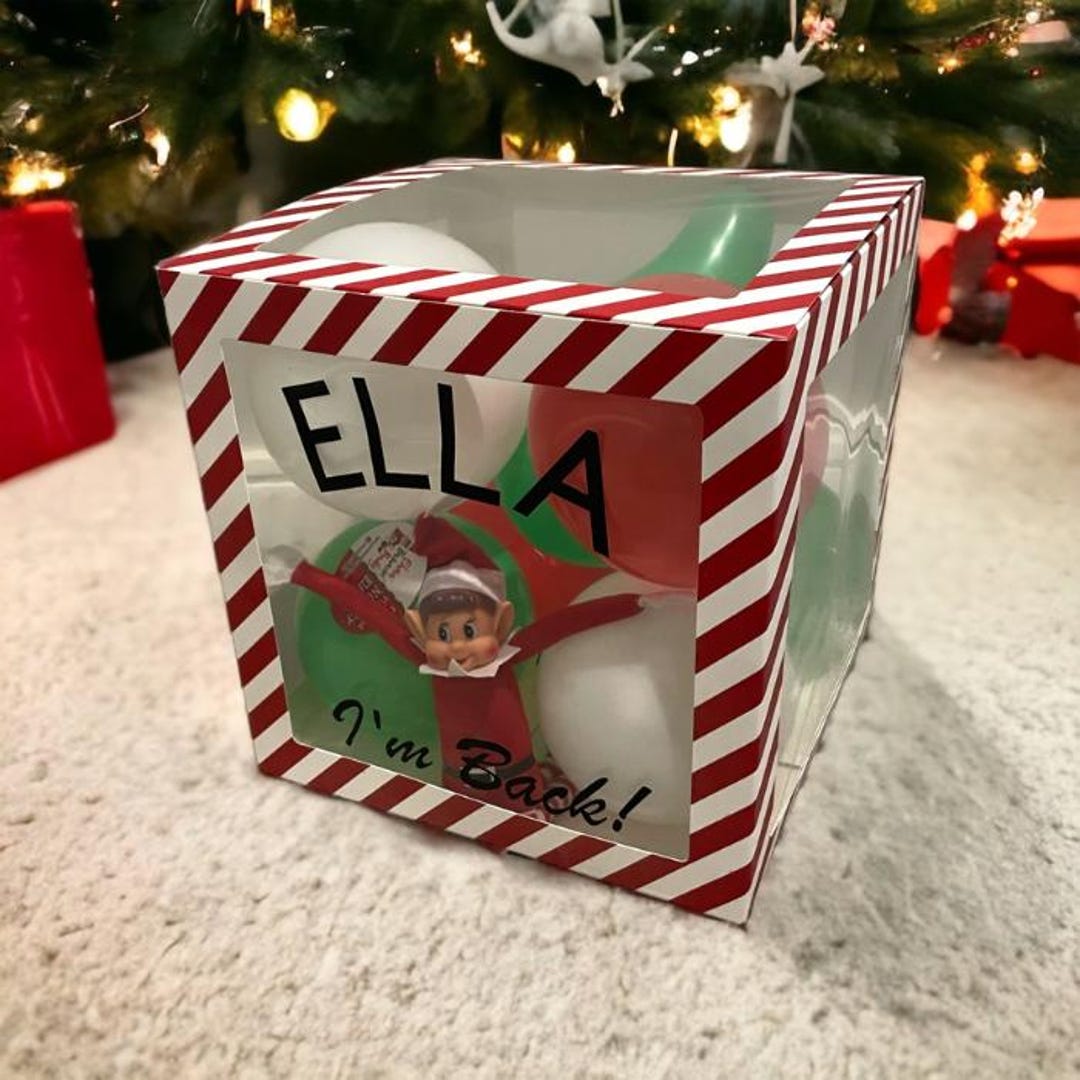 Personalised Elf in A Box - Etsy
