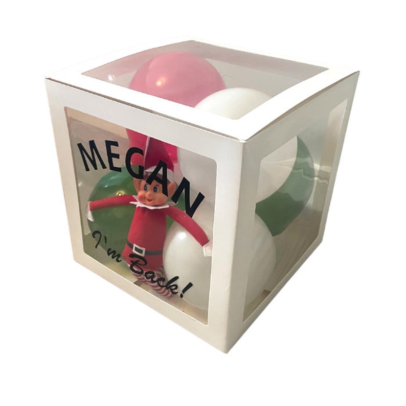 Personalised Elf in A Box - Etsy