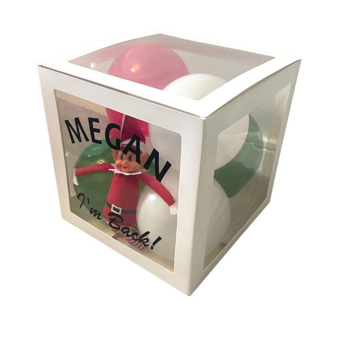 Personalised Elf in A Box - Etsy