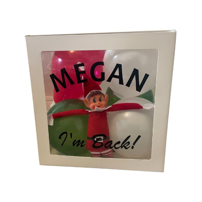 Personalised Elf in A Box - Etsy
