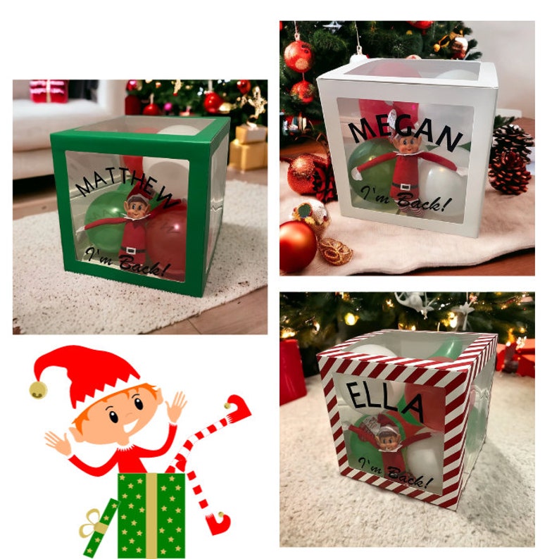 Personalised Elf in A Box - Etsy